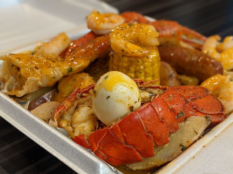 Bayou Jaq's Seafood Shack 2000 South Broadway - Bacon Wrapped Bombers