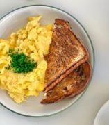 The Norwalk Art Space Cafe - Cheesy Cornbread French Toast