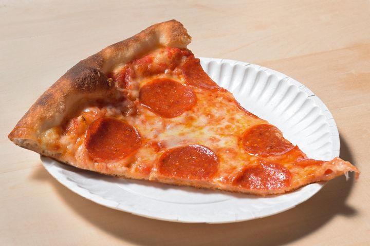 one pepperoni slice