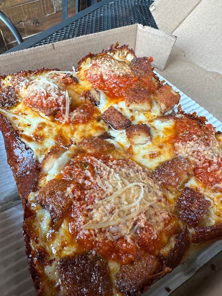 Detroit Chicken Parm | Crust Pizza