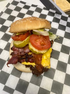 Laurel Smash N Dash Burger - Cheeseburger