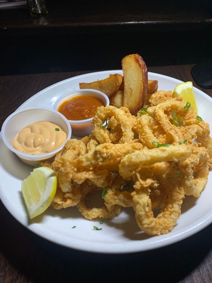 Merchants NY 190 7th Avenue - Fried Calamari and Red Potatoes