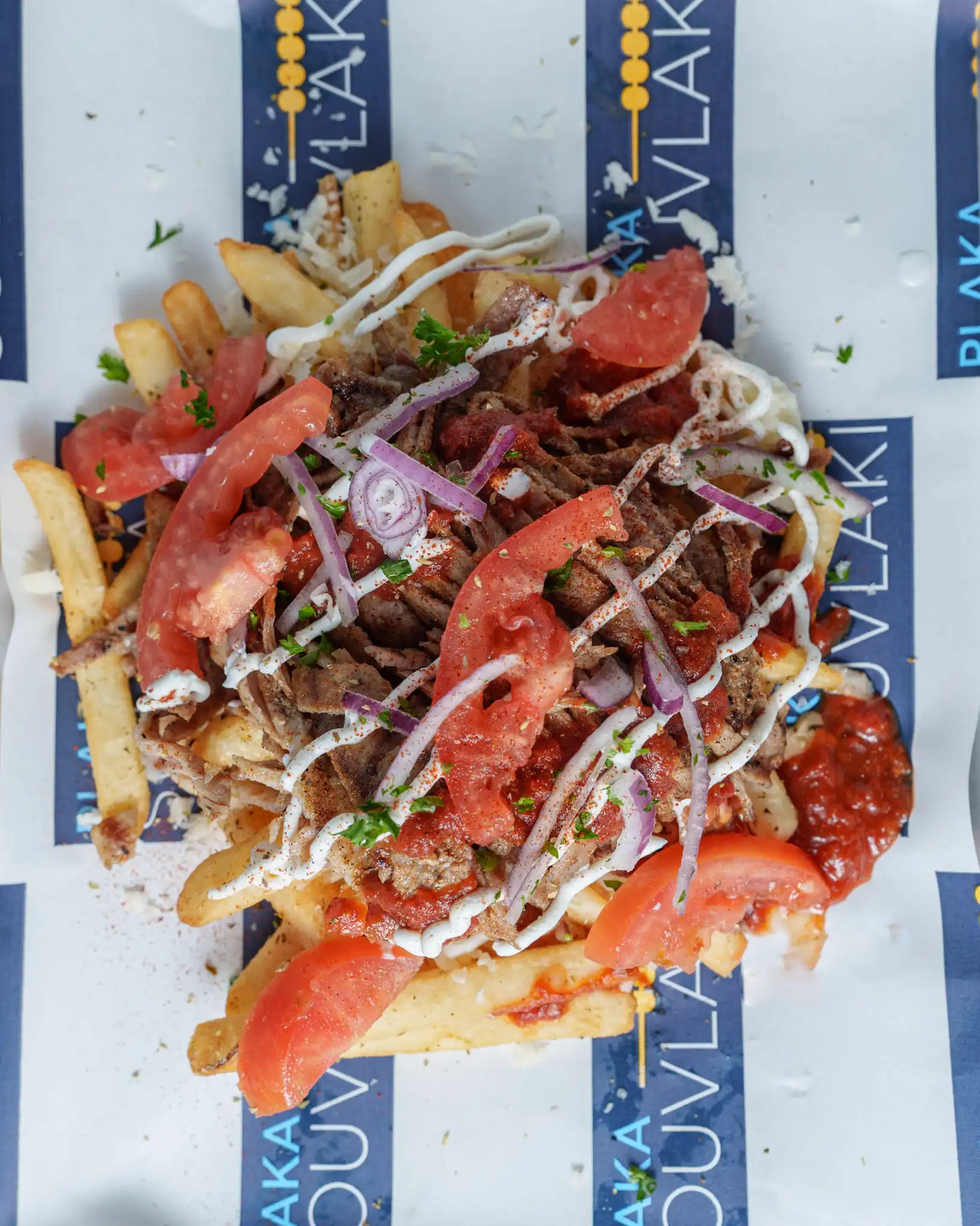 Trós Greek Street Food- Jersey City - Falafel Pita Gyro