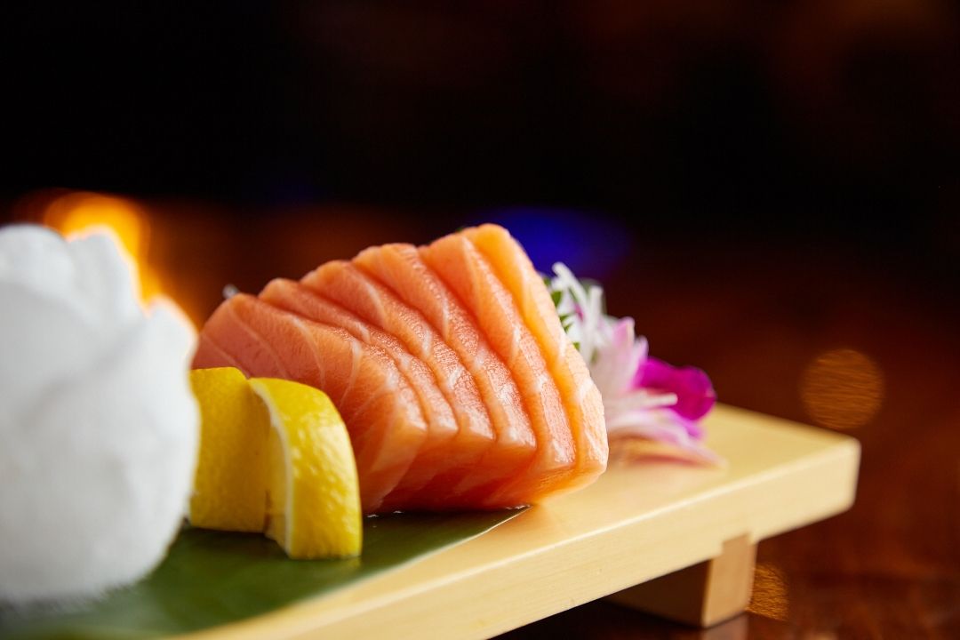 Sashimi Salmon | The Blue Fish