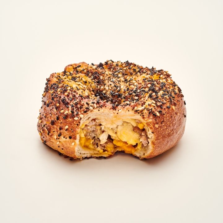 Poughkeepsie - Sausage Egg & Cheese Stuffed Bagel