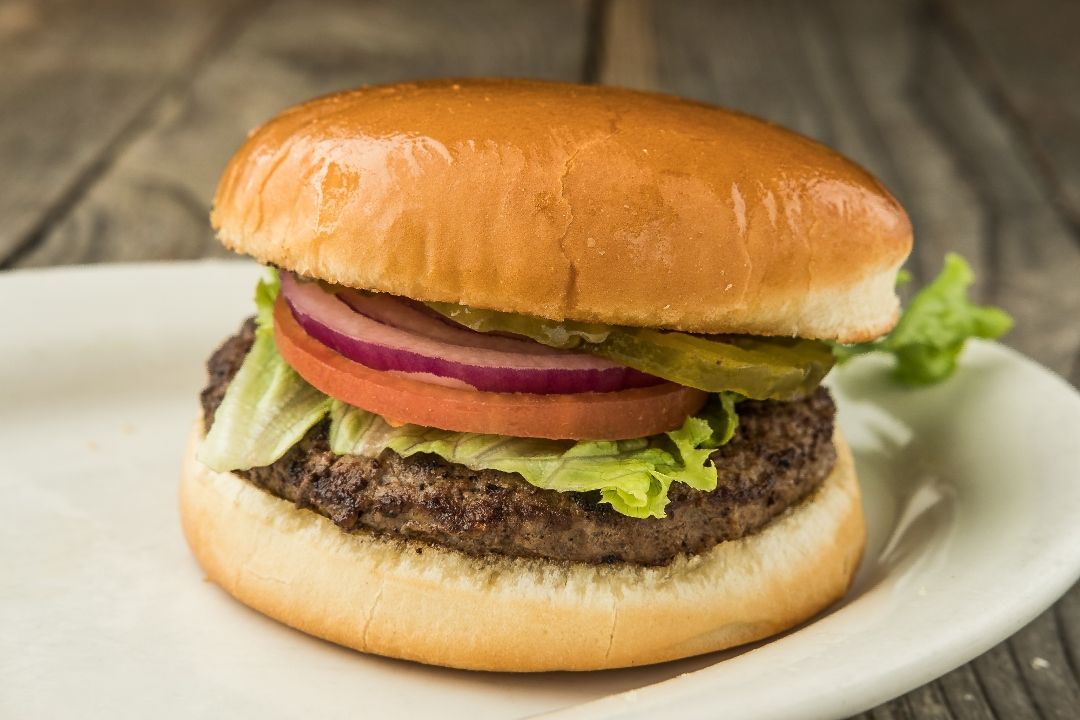 Classic Hamburger | The Purple Cow