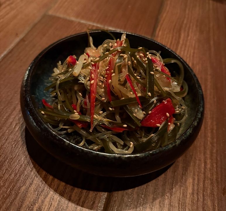 Wakamono - yuzu salmon nigiri