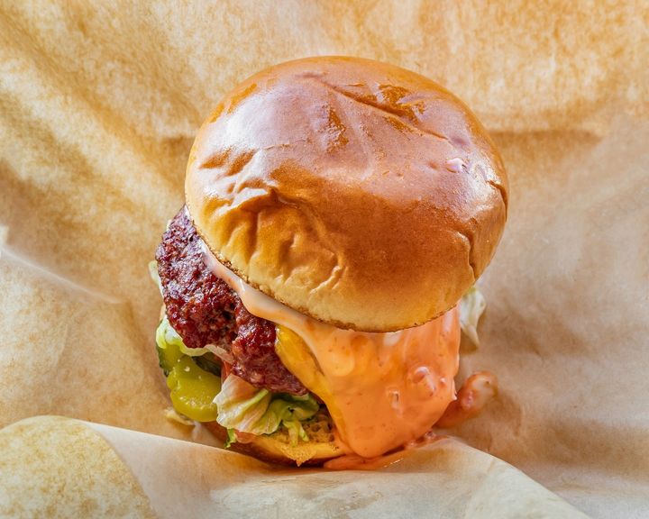 ON THE CORNER OF LINDBERGH AND MCDONNELL - SMOKE TURKEY BURGER