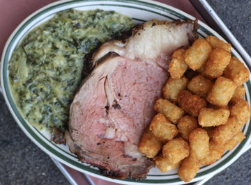 Blue Oak BBQ - Green Tulane NOLA X Logo