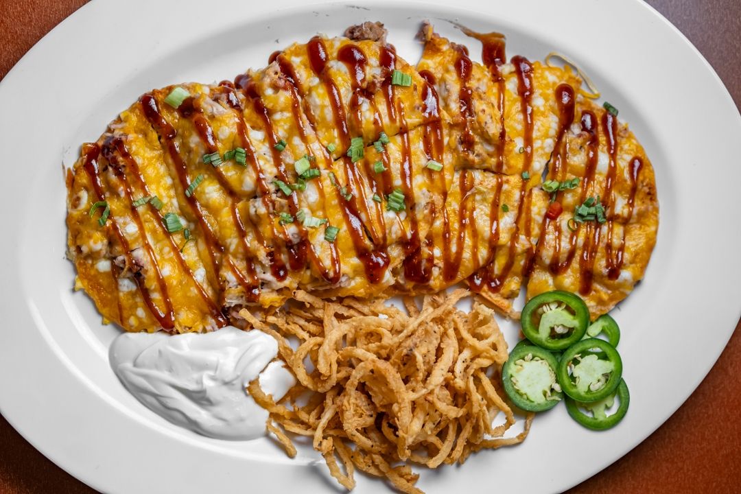 601 Mall Dr, - BBQ Pulled Pork Nachos