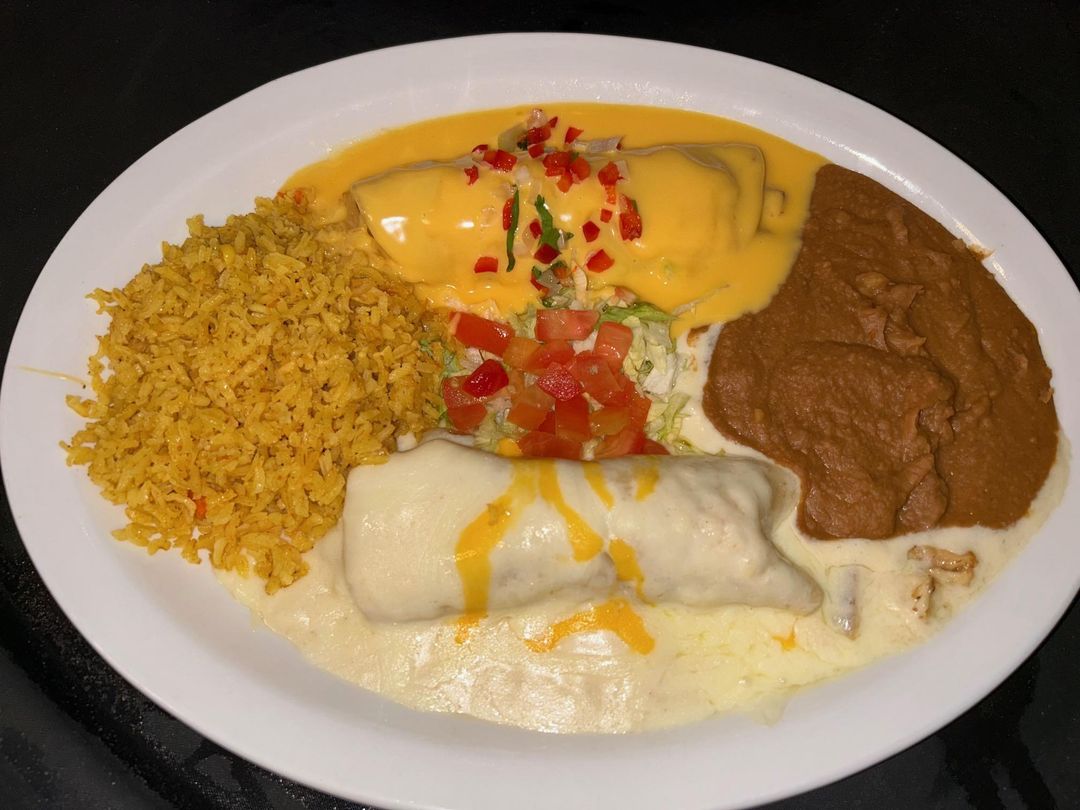 Two combo enchiladas | Tavo's Mexican Grill