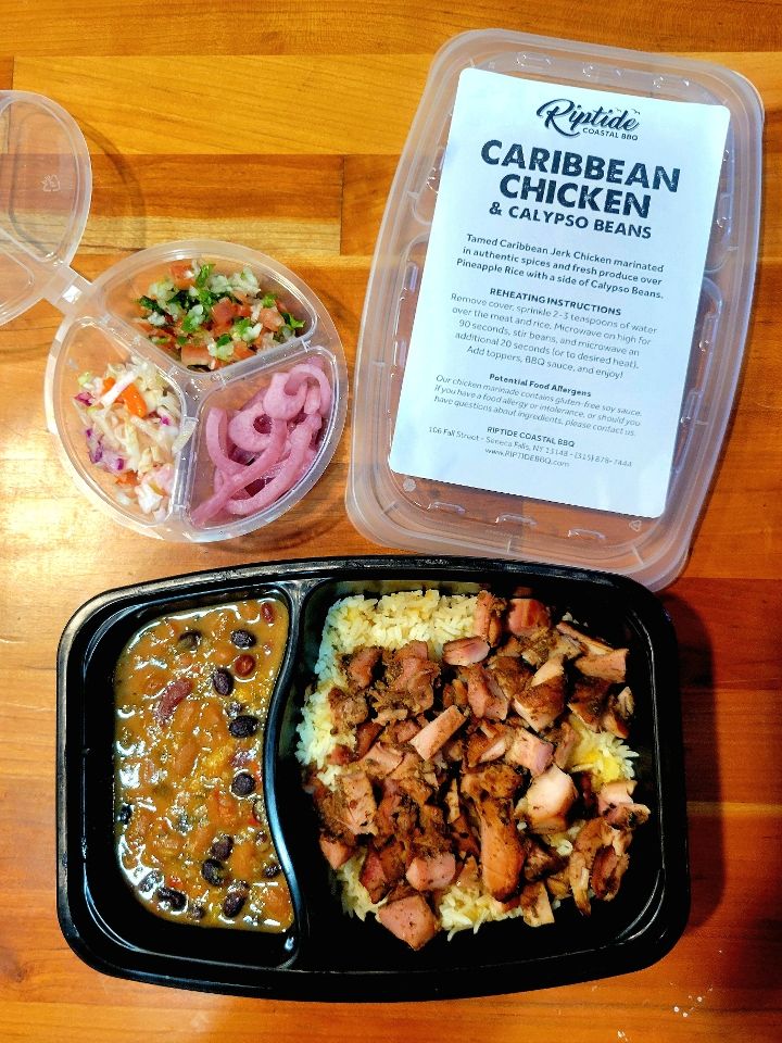 Riptide Coastal BBQ - Carolina Pulled Pork w/ Calypso Beans