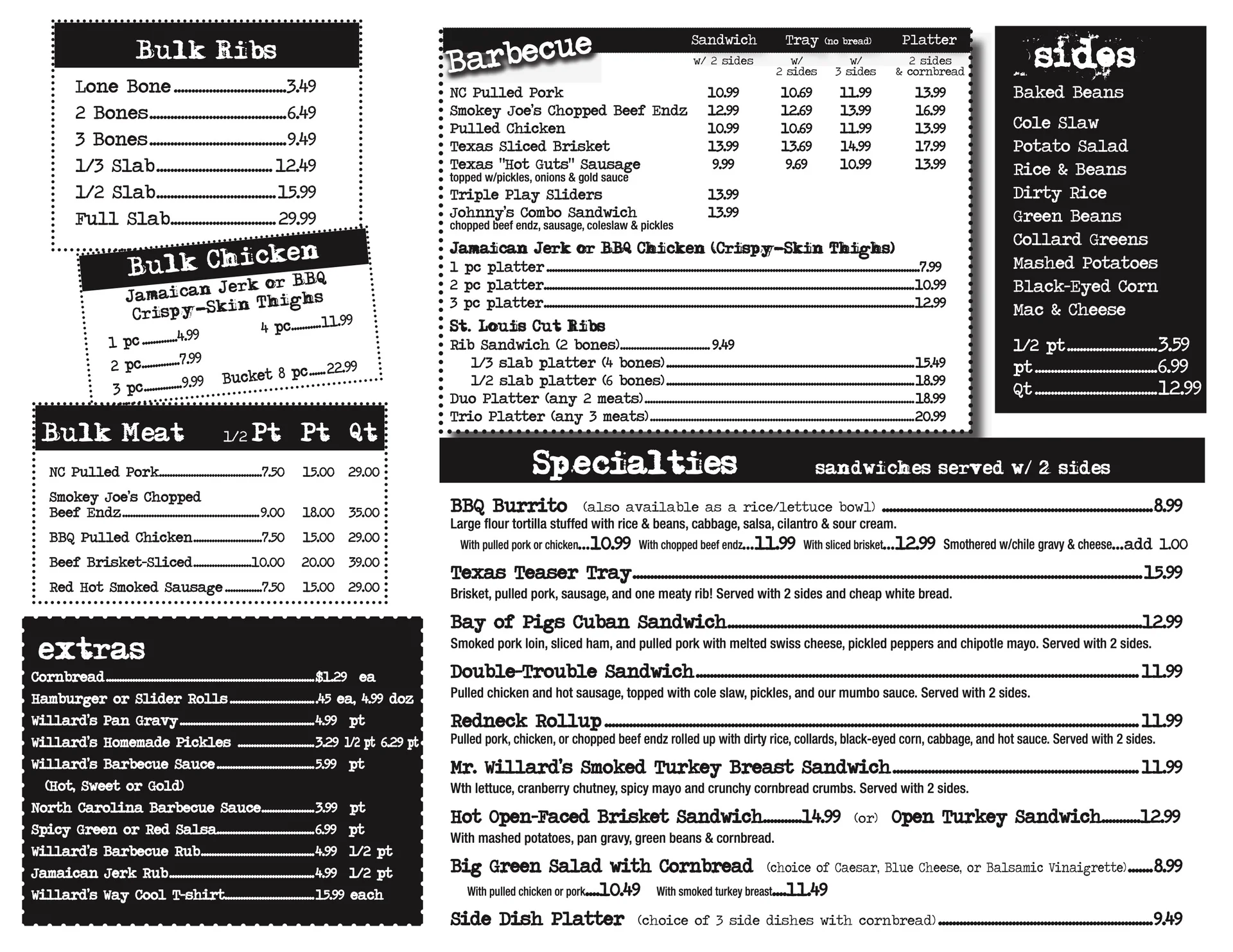 Restaurant Menu PDF