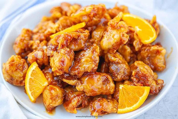 Orange Chicken 橙皮雞 | Dumpling District