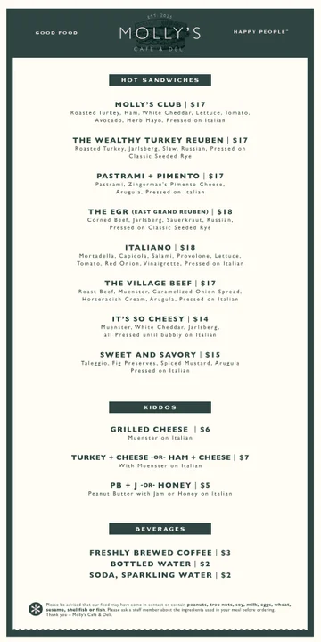 Molly's Café & Deli | Sandwiches & Salads in East Grand Rapids