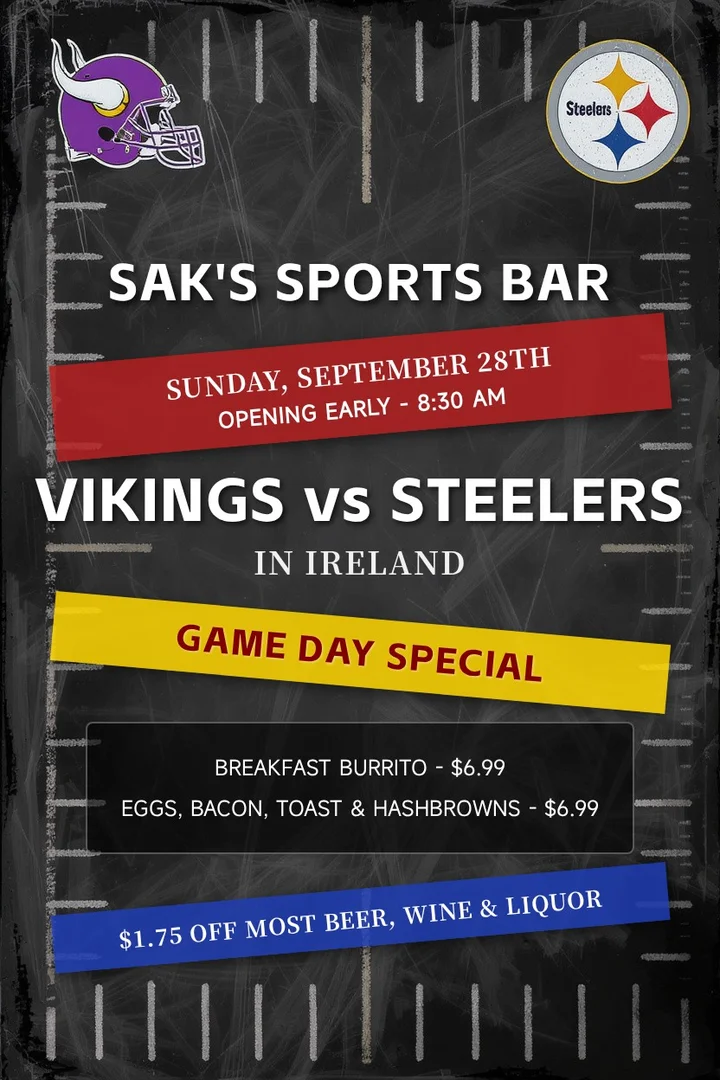 Sak's Sports Bar - Pub Eats & Sports in Vadnais Heights, MN