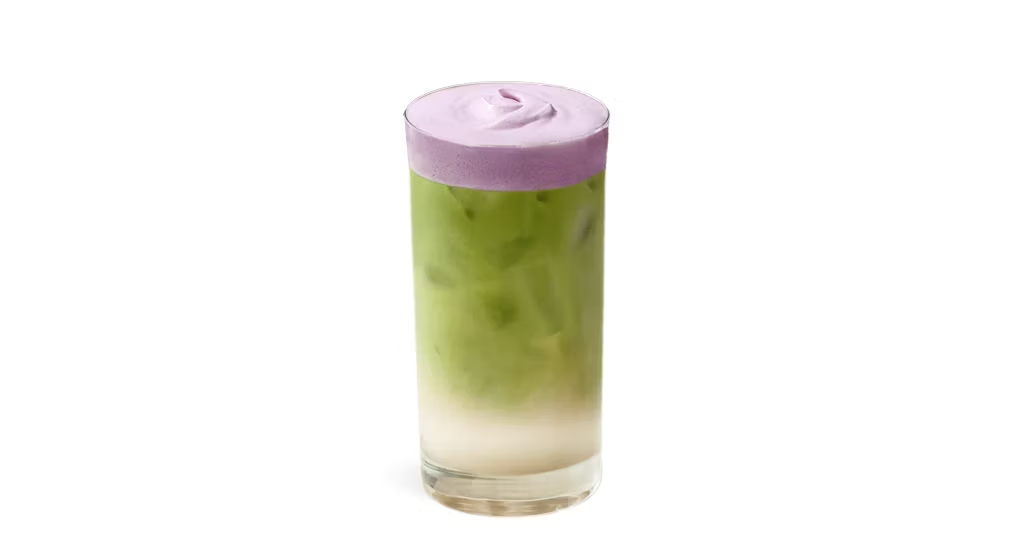 Peet's Coffee & Tea - Iced Vanilla Latte with Ube Dream Drop