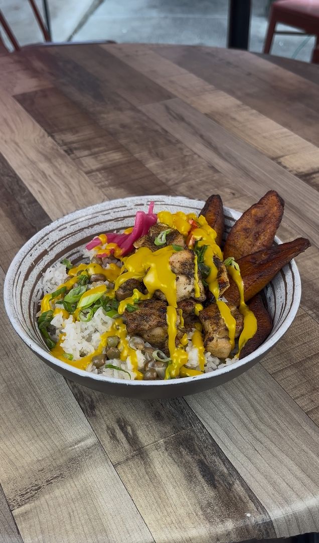 18 Market Space - Rasta Rice Bowl