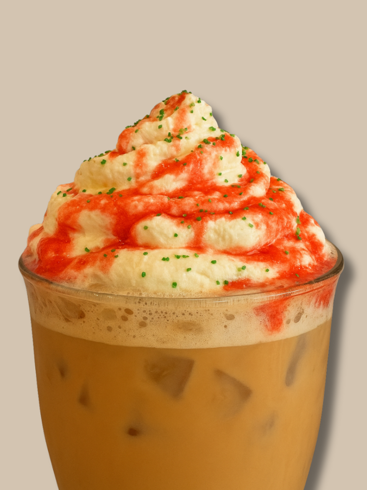 Medium Iced Christmas Tree Latte | Lasaters Coffee & Tea