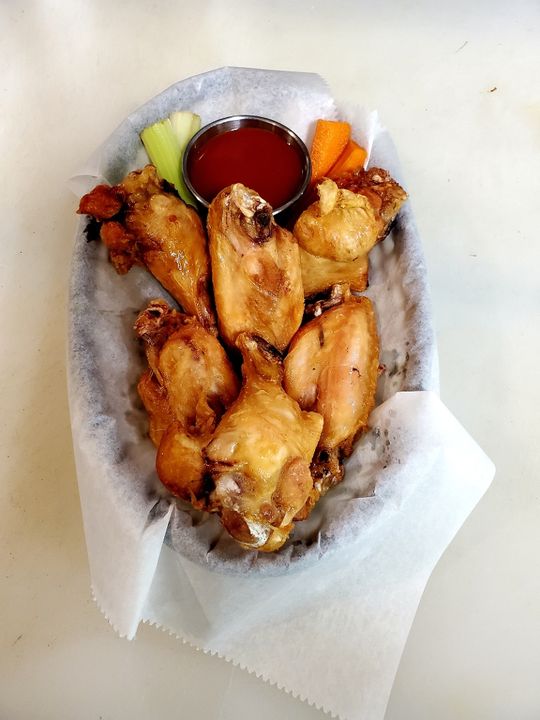 Snowshoe Lodge and Pub 13 Main Street - Shrimp & Scallop Scampi with Bacon