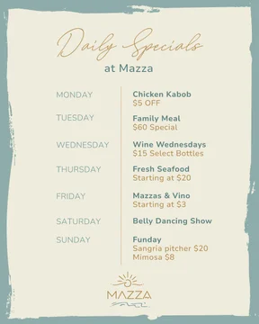 Mazza Mediterranean Cuisine