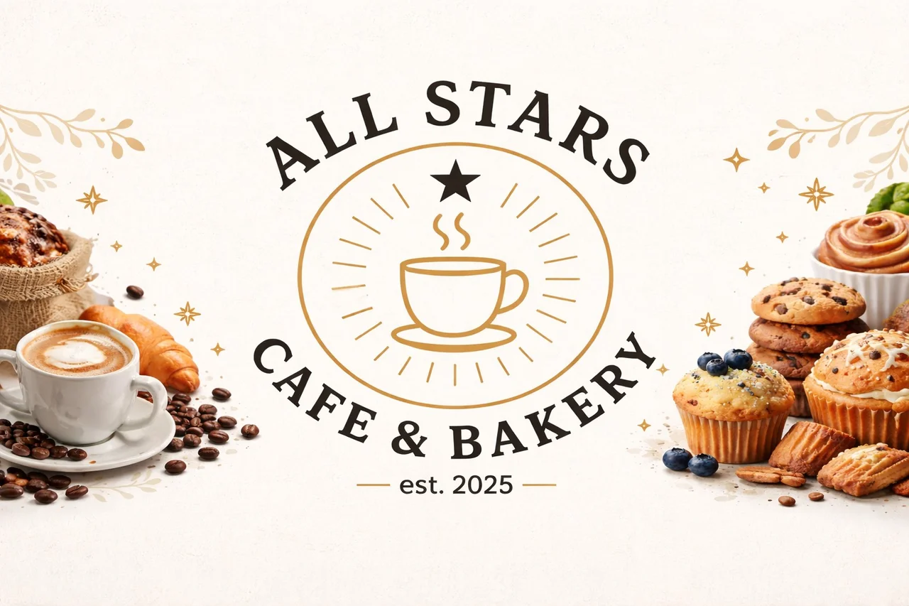 All Stars Ice Cream & Cafe Bakery - Triple chocolate Donut