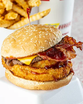 Triangle burger