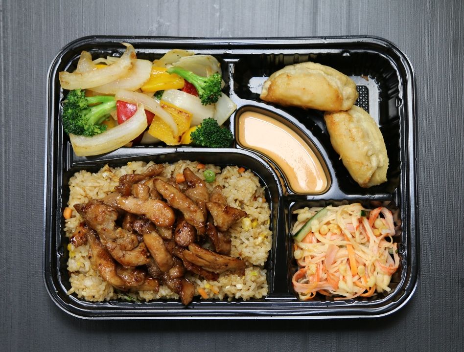 Sanji Hibachi 8B gateway shopping center - B5.SHRIMP BENTO