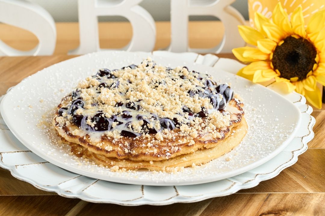 Sunshine Breakfast Bar - Tempe - Banana Pecan Caramel Pancakes