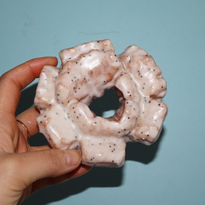 Detour Doughnuts and Coffee - everything cream cheese roll