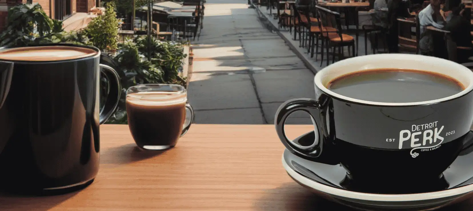 Detroit Perk Coffee - ICED DUBAI CHOCOLATE MATCHA LATTE