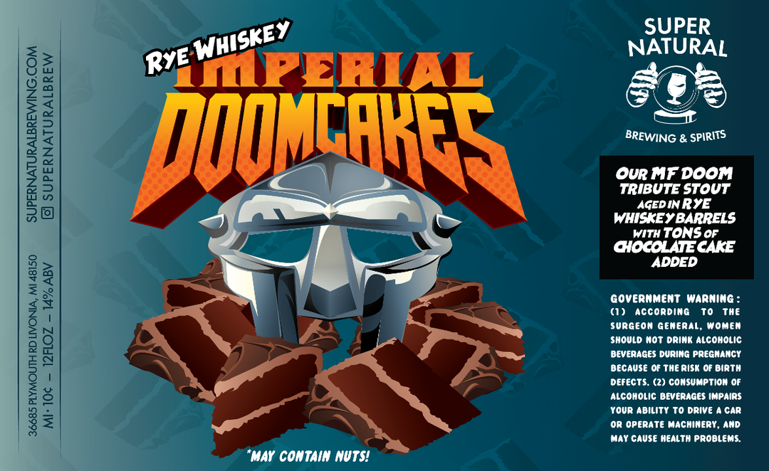 SuperNatural Brewing & Spirits - Bourbon Barrel Black Forest DOOM CAKES ...