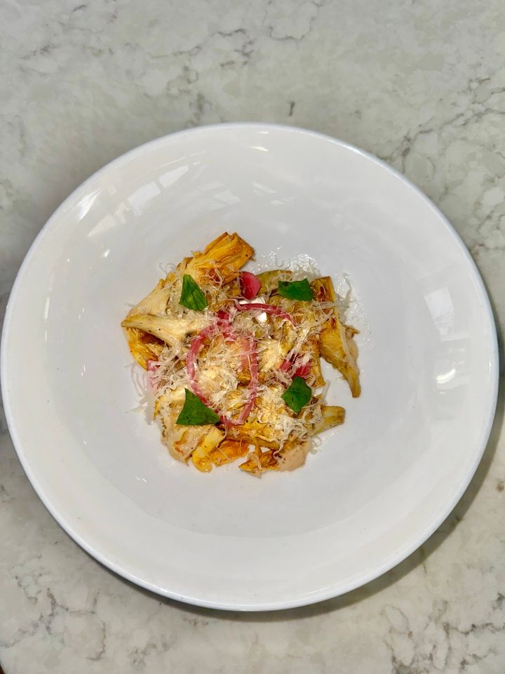 4411 Main Street - Pistachio Pan Seared Salmon