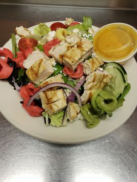 Theo's Restaurant - Crispy Chicken Alfredo Pizza