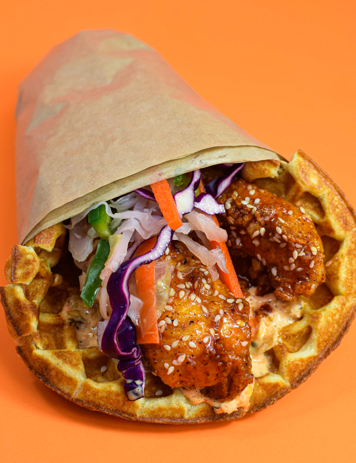 Waffle Champion 1212 N Walker Ave - Waffle Sandwiches