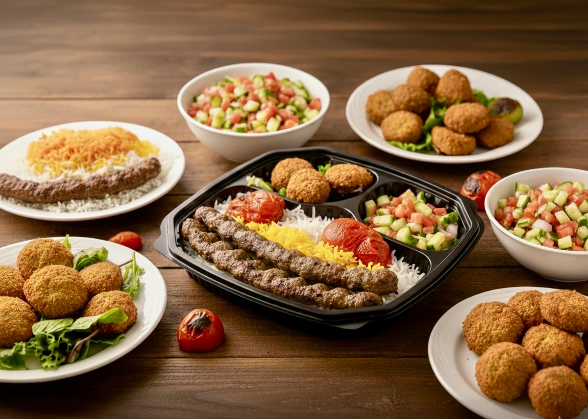 Linworth Grill - Ground Beef Kabob Sandwich