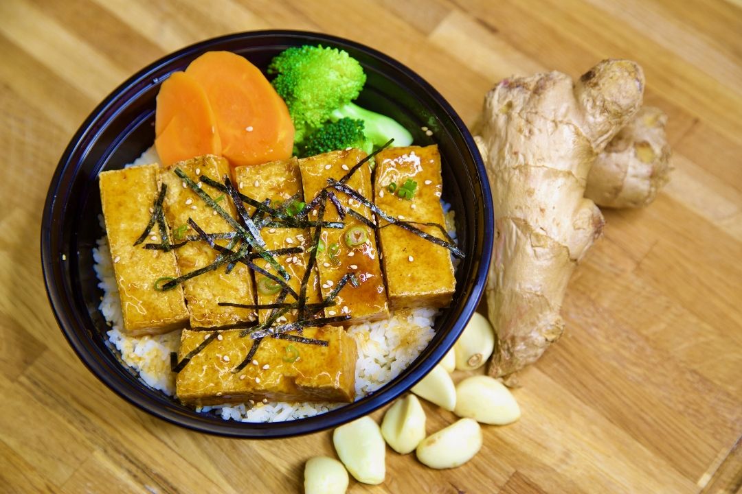 Hearty Teriyaki Newton 67 Crafts Street - SUPREME TOFU TERIYAKI BOWL
