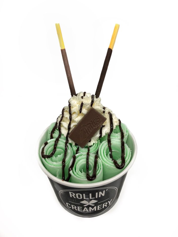 Rollin Creamery - Ashe 6314 Ashe Rd Suite 300 - Plain Chocolate Ice Cream