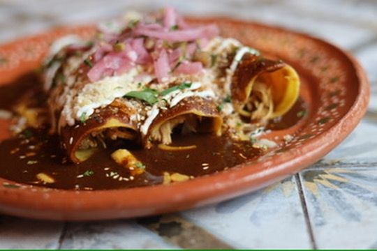 enchiladas poblanas