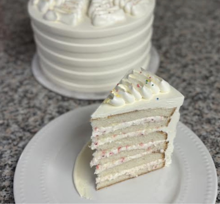 vanilla peppermint cake