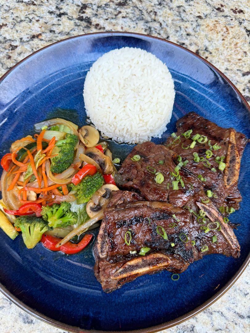 "Kalbi" Beef Short Ribs | The Blue Fish
