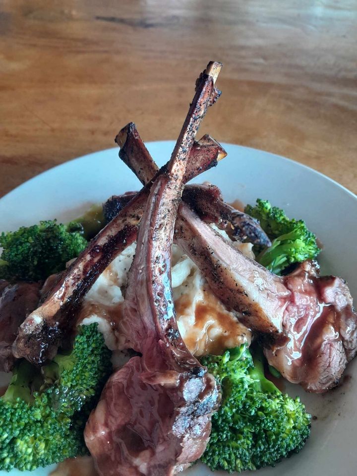 Island Lava Java - coconut mango scone