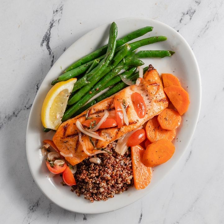 Chez Zee American Bistro - Lunch Special: Parmesan Crusted Shrimp Mixed ...