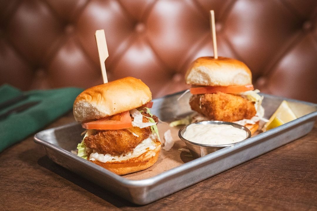 Green Island Oyster Bar - Fried Fish Sliders