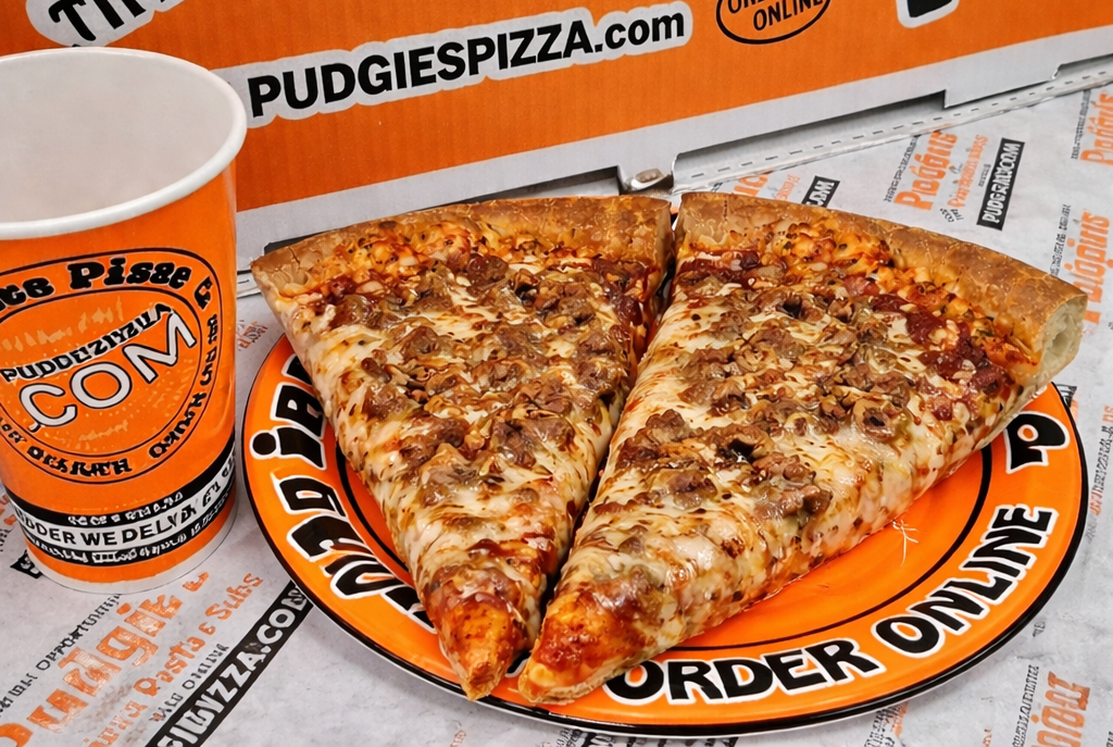 Pudgie's Pizza - Sayre Sayre - Pudgies Frisbee