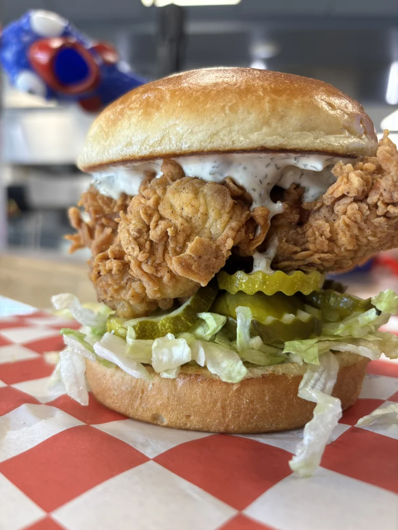 Chicken and Whaaat - Peach Hot Honey Shake