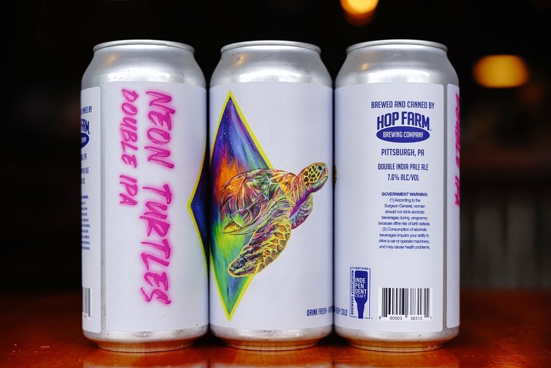 Hop Farm Brewing Company - Hop Farm Logo Glass