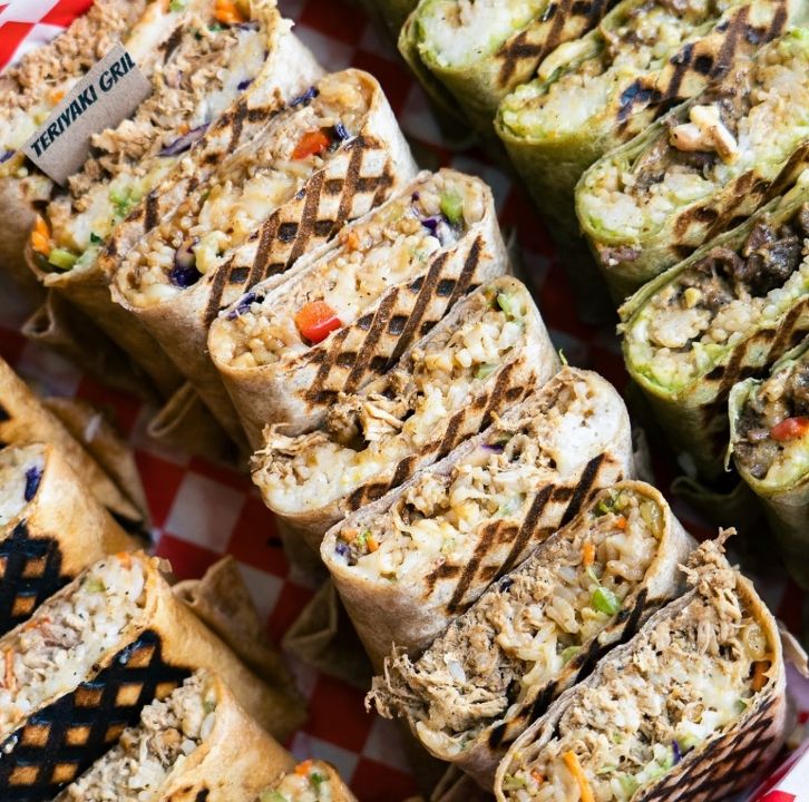 Longboards Wraps & Bowls - Lawrence - Hawaiian Sliders