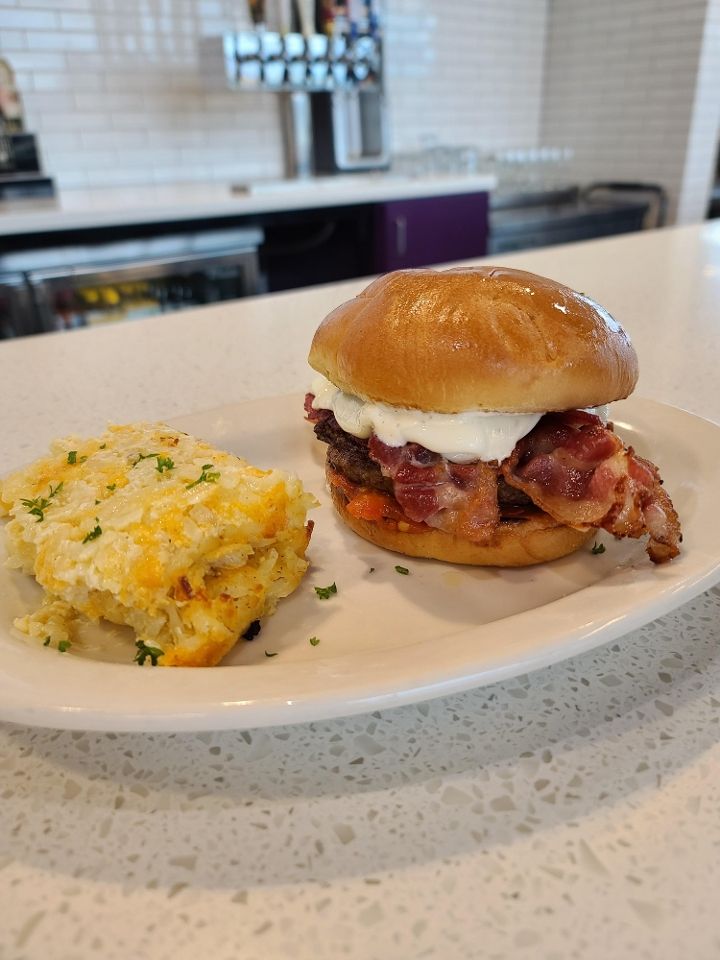 Brunch Burger | The Purple Cow