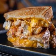 The Crimson Melt - Grilled Cheese w/ Tots & Shake